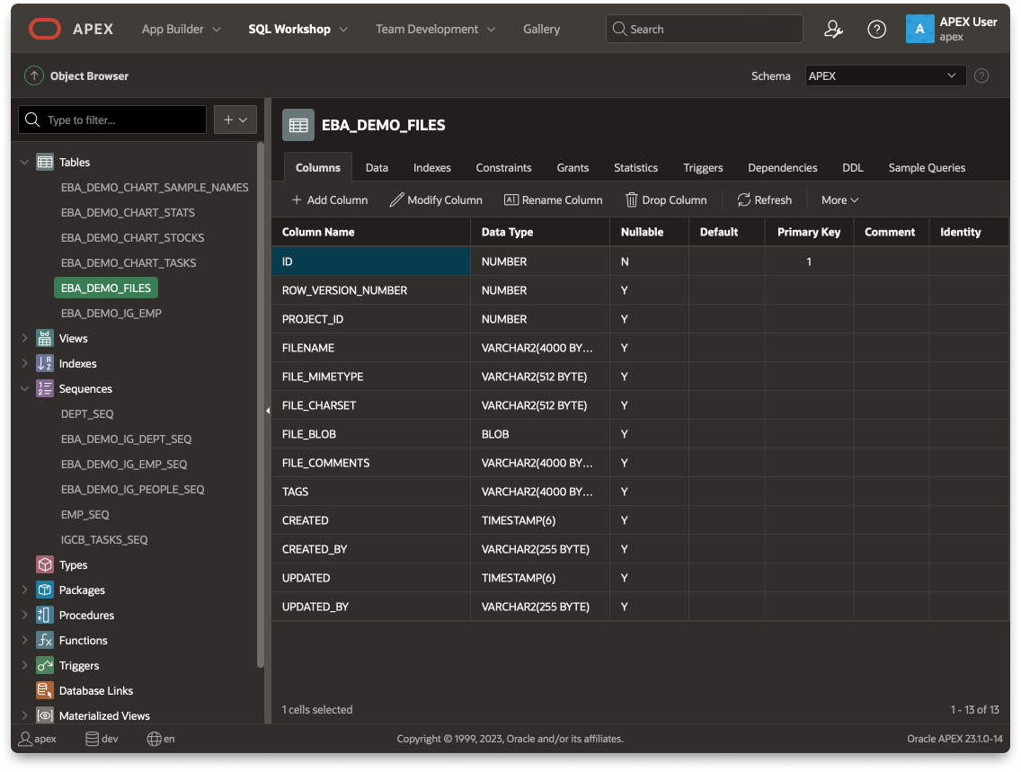 What's New in APEX 23.1 - Oracle APEX